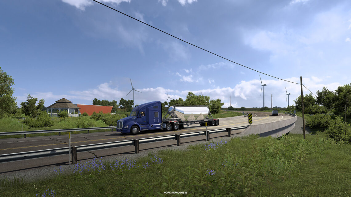 American Truck Simulator Shows the Fields of the Iowa DLC - Simulation ...