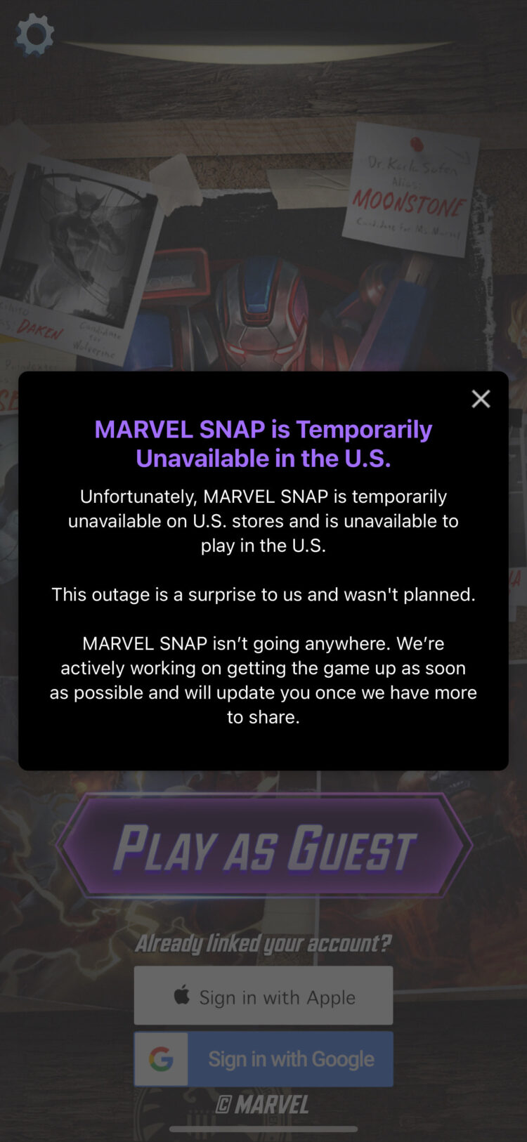 Popular Game Marvel Snap Suddenly Banned in the US Alongside TikTok [UPDATED] - Simulation Daily