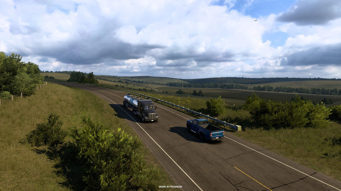 American Truck Simulator Shows the Fields of the Iowa DLC - Simulation ...