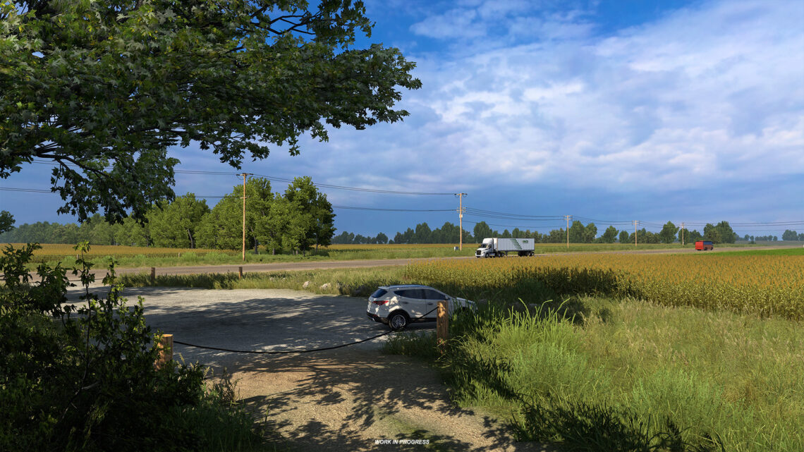 American Truck Simulator Shows the Fields of the Iowa DLC - Simulation ...