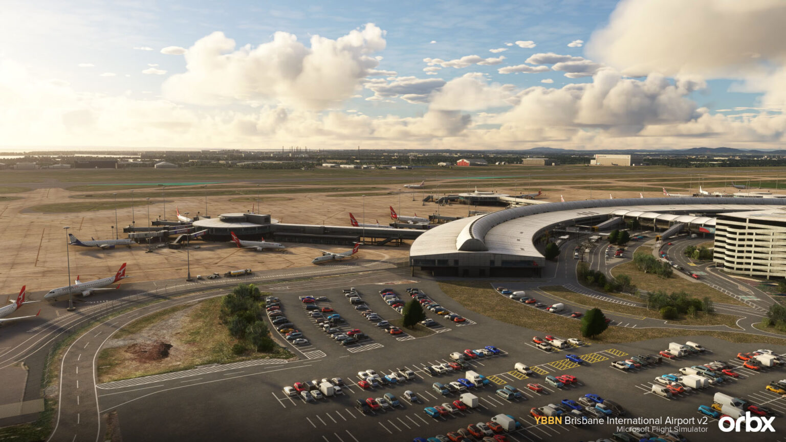 Brisbane Airport v2 Revealed for Microsoft Flight Simulator 2024 and ...