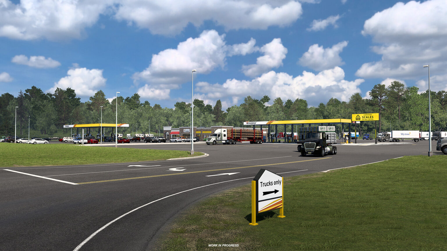 American Truck Simulator Shows Truck Stops From Louisiana DLC ...