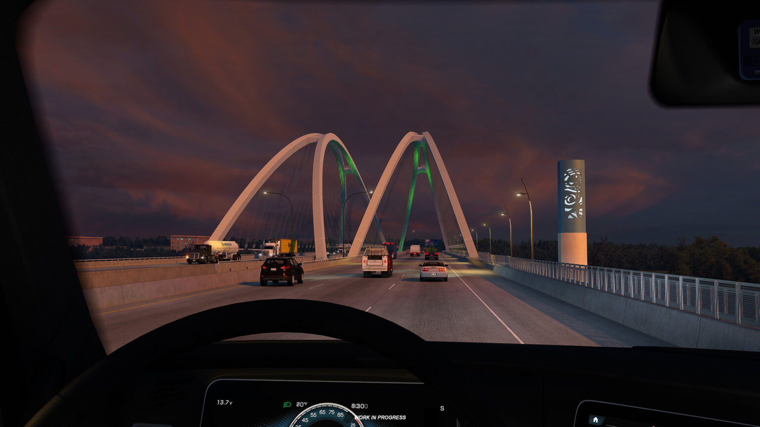 American Truck Simulator Reveals Iowa DLC's Road Network, Bridges and ...