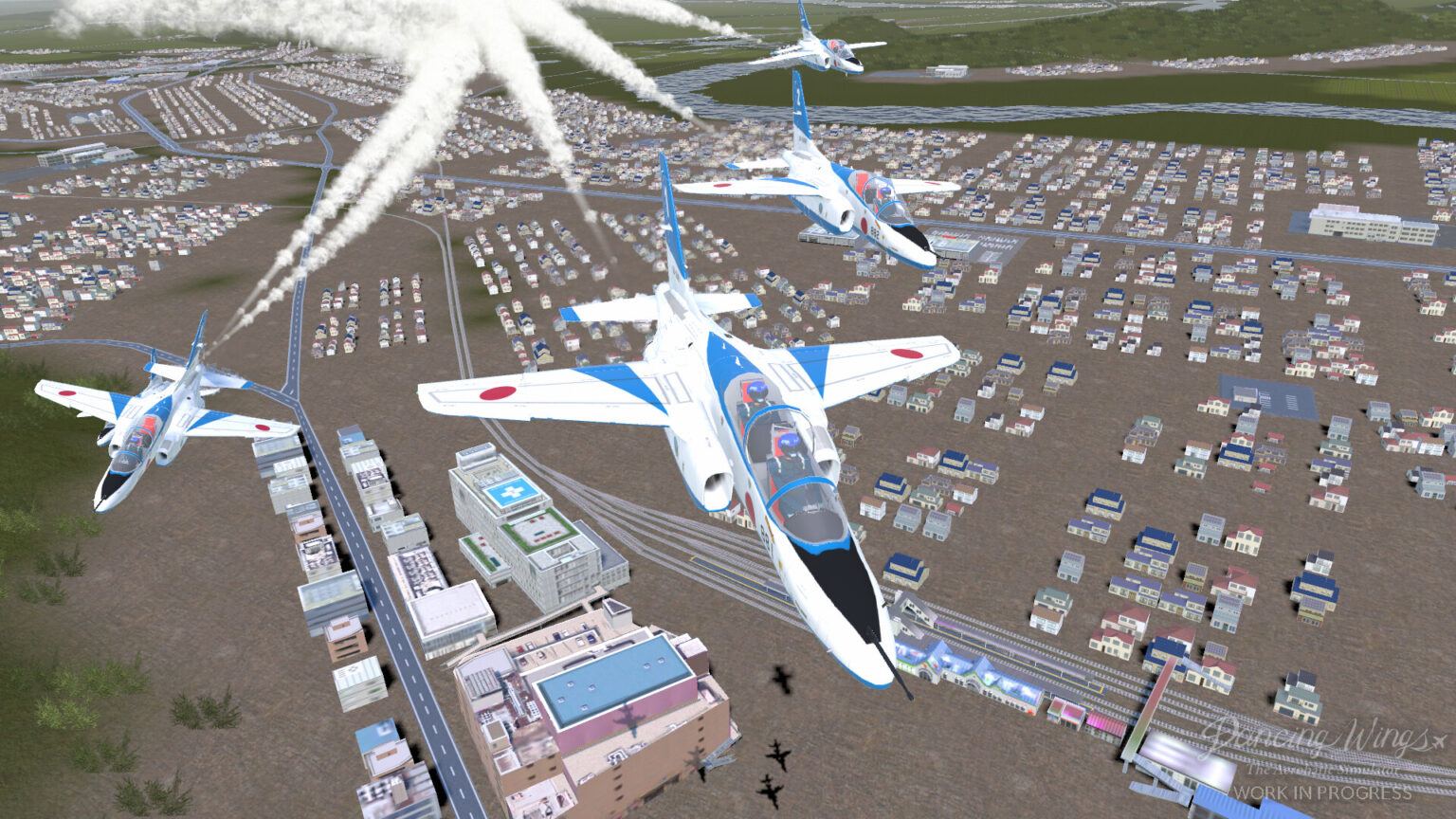 Dancing Wings - The Aerobatic Simulator Lets You Join the Japanese Blue ...