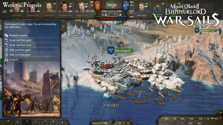 Mount & Blade 2: Bannerlord Details Map Changes, Sailing, and More in ...