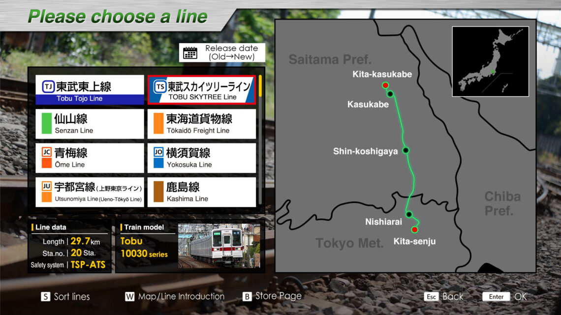 JR East Train Simulator Reveals Tobu Skytree Line and Tojo Line DLC - Simulation Daily