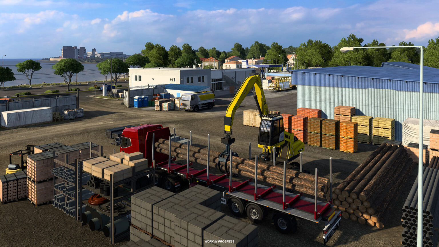 Euro Truck Simulator 2 Getting Dynamic Cargo Loading & Unloading with ...