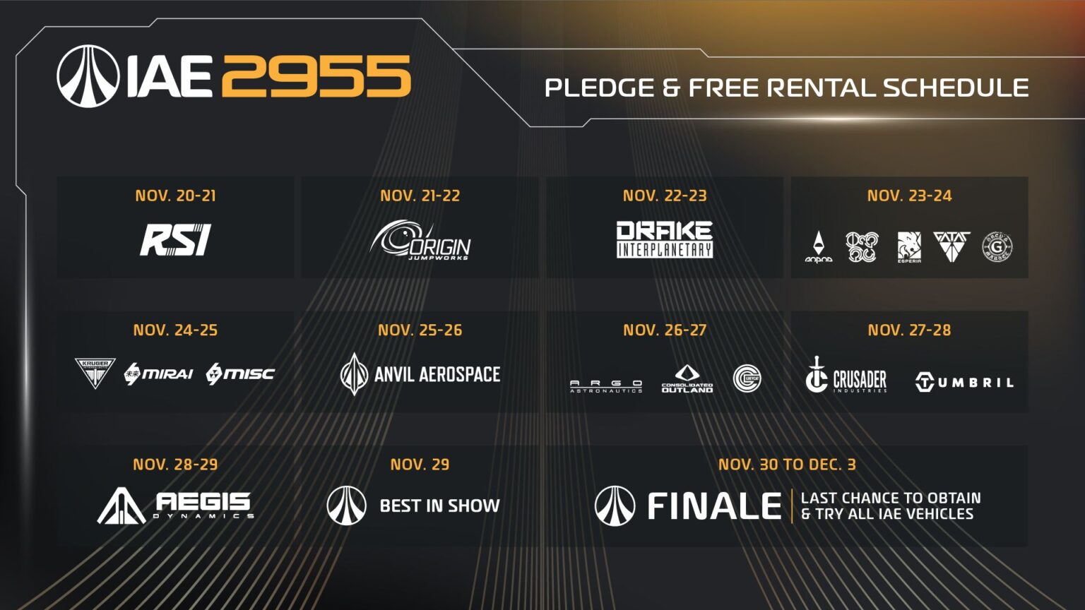 Star Citizen Will Be Free to Play for 2 Weeks for IAE 2955 Later This ...